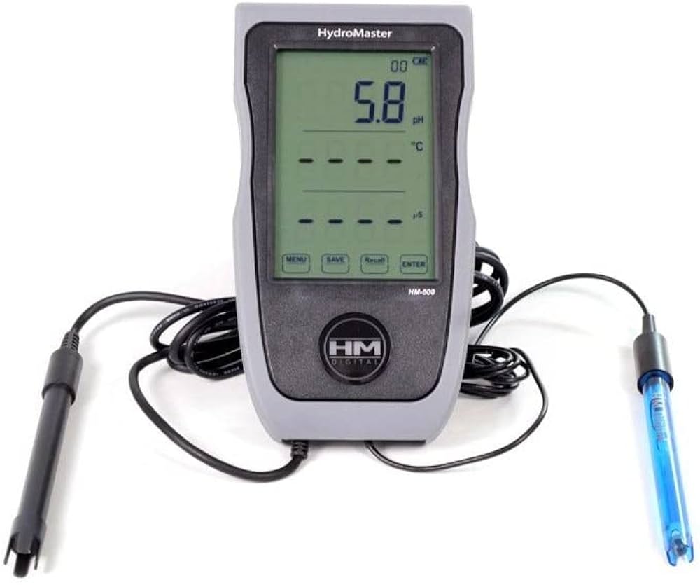 Hydromaster 500 – pH/EC/TDS/Temp Meter for Growers